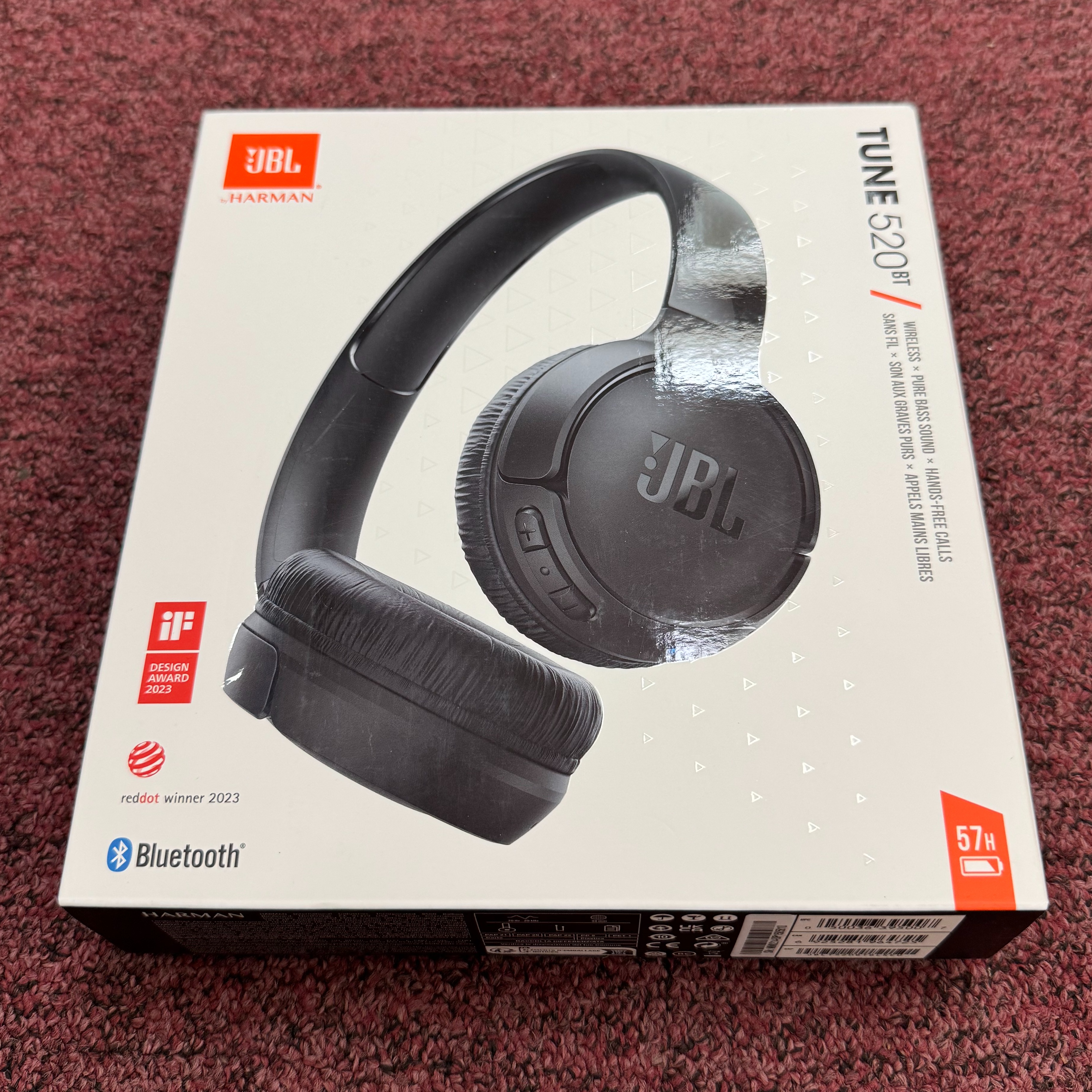Pre-owned JBL Tune 520BT Bluetooth Headphones - Own4Less